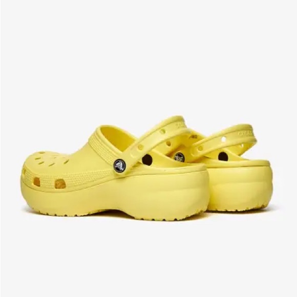 CROCS | Shoes | Crocs Yellow Platforms | Poshmark